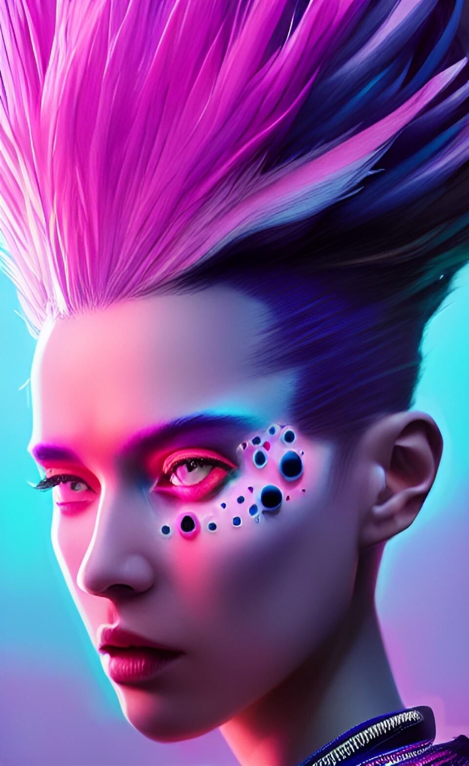 ArtStation - Cyber punk lady 260 jpg wombo art | Artworks