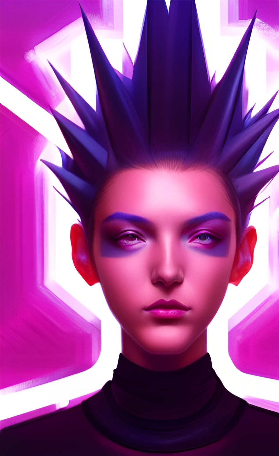 ArtStation - Cyber punk lady 260 jpg wombo art | Artworks