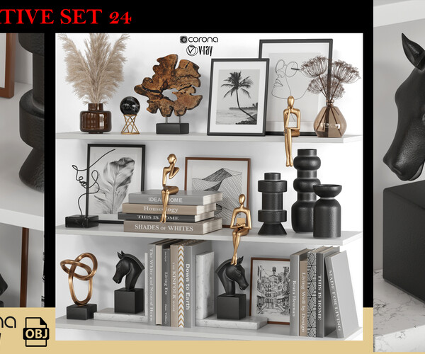 ArtStation - decorative set 24 | Resources