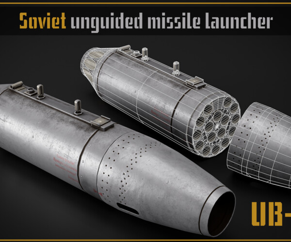 ArtStation - Game ready models of soviet UB-16-57-series unguided ...