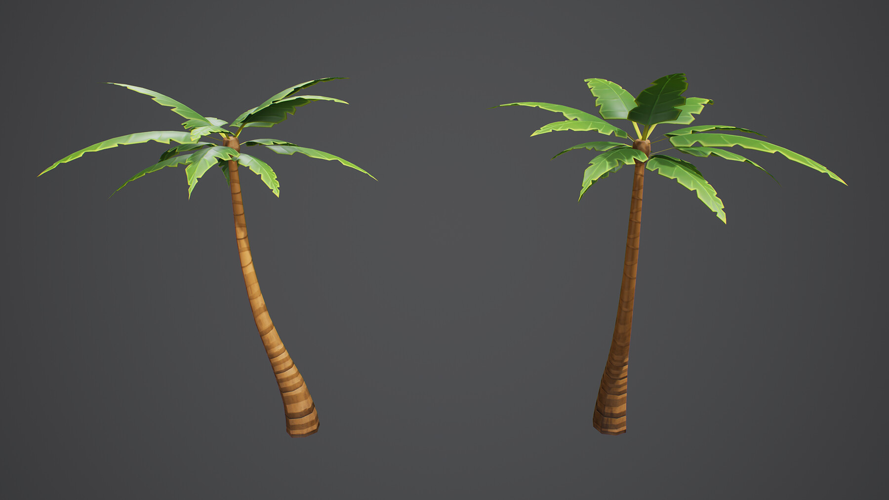 ArtStation - Stylized Palm Tree 01 | Game Assets