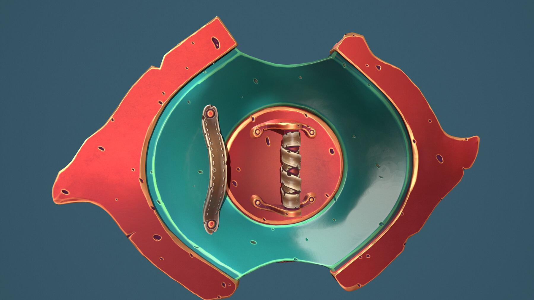 ArtStation - Snake shield | Game Assets