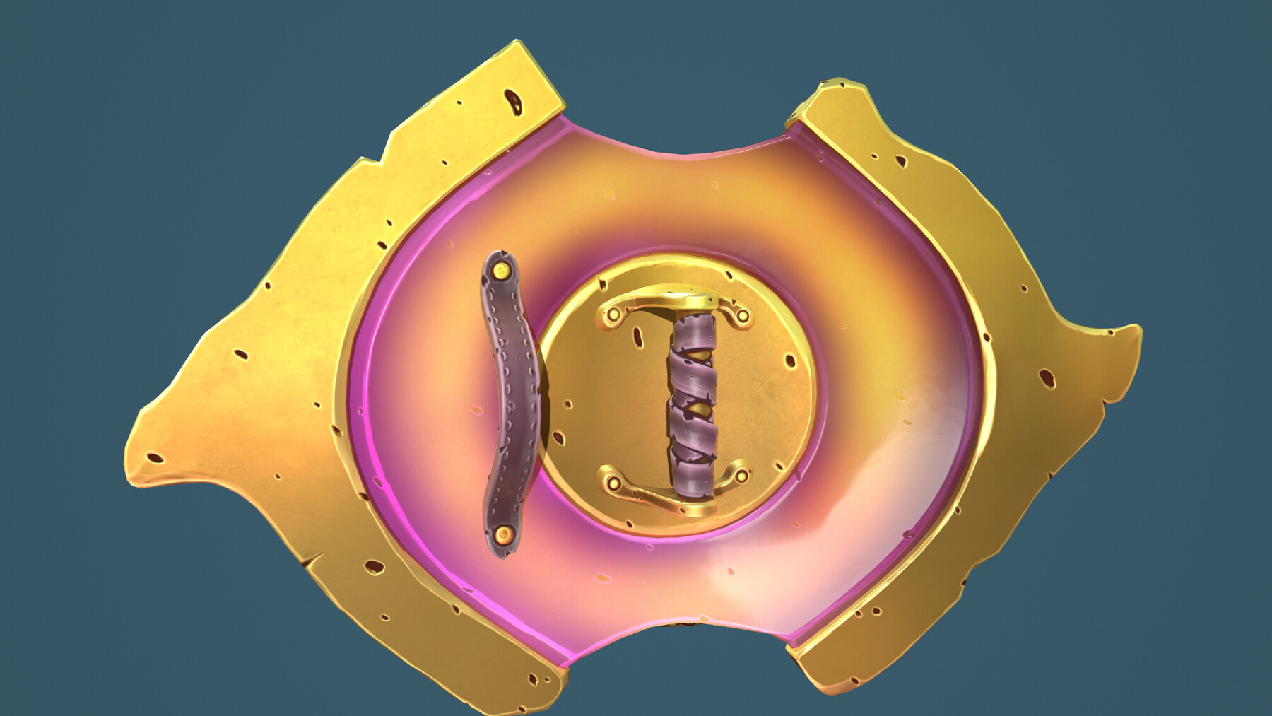 ArtStation - Snake shield | Game Assets