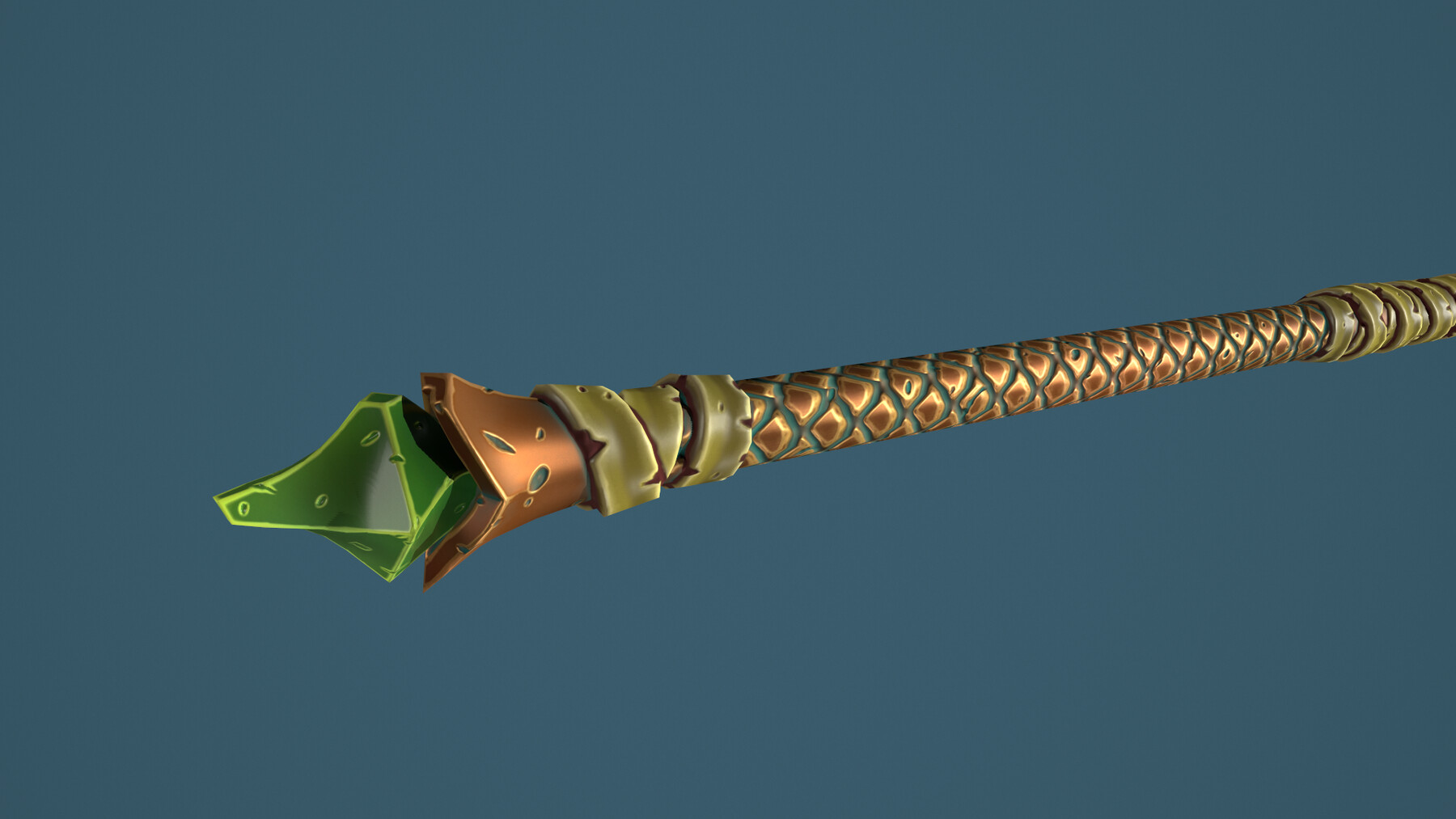 ArtStation - Snake staff | Game Assets