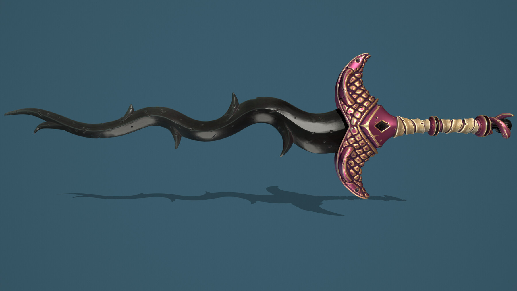 ArtStation - Snake two handed sword | Game Assets