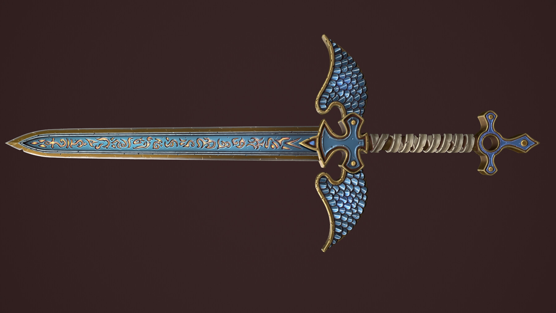 ArtStation - Rune two handed sword | Game Assets