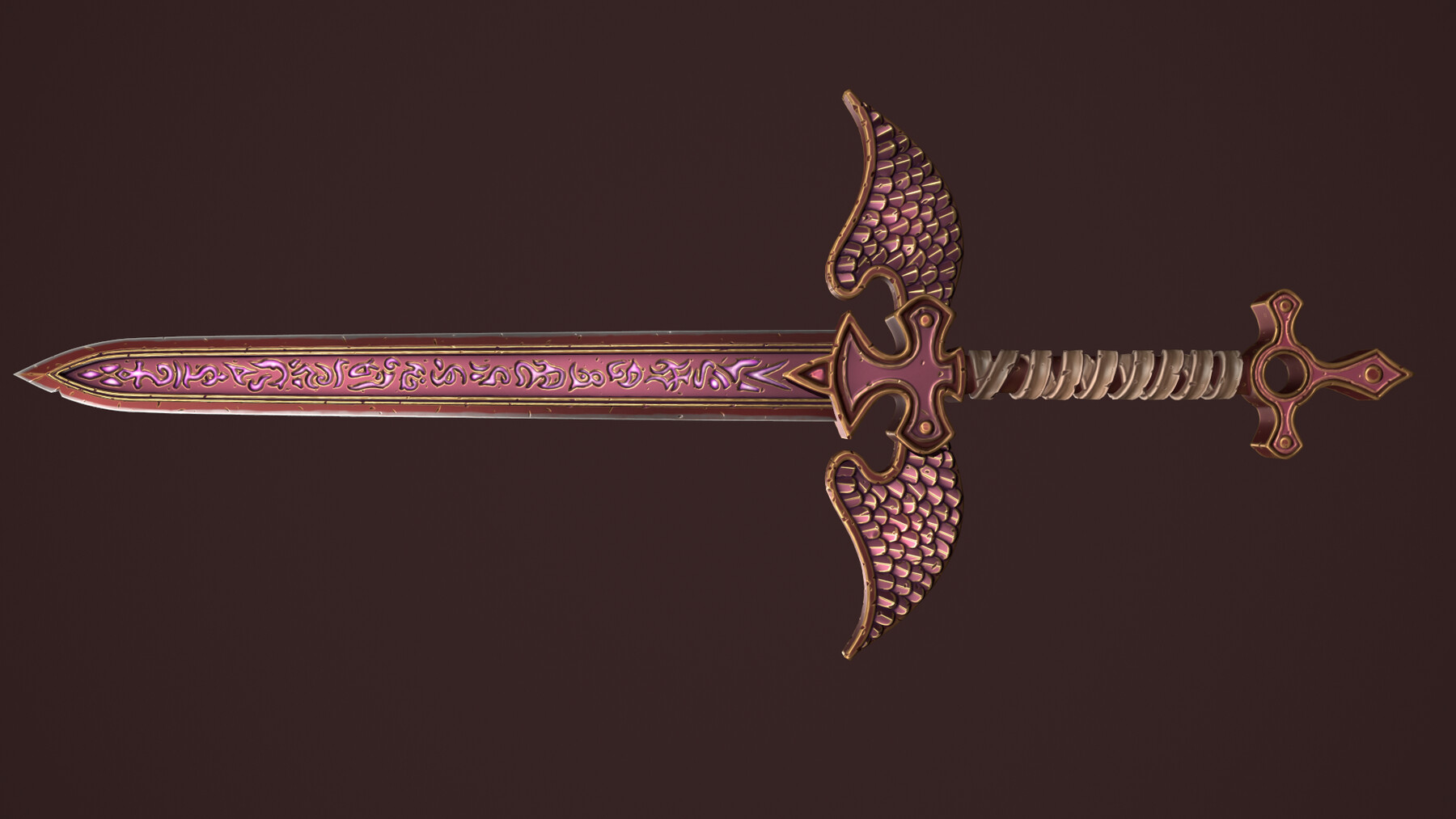 ArtStation - Rune two handed sword | Game Assets