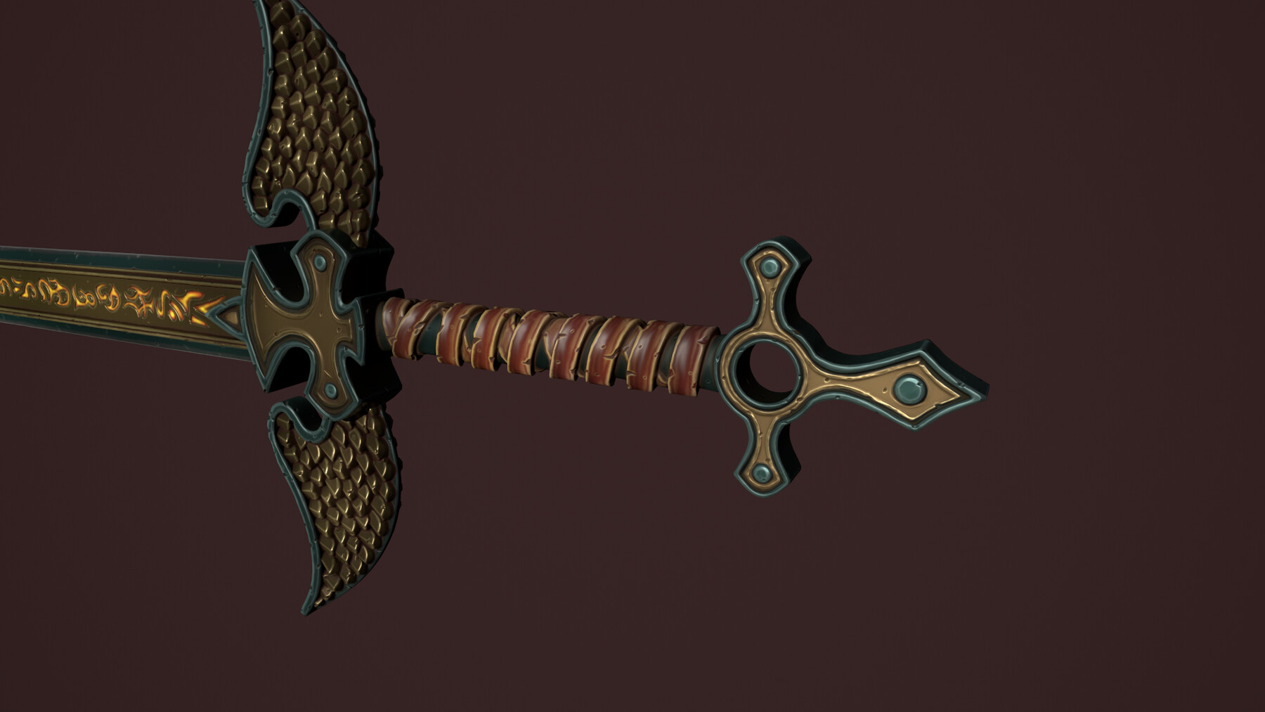 ArtStation - Rune two handed sword | Game Assets