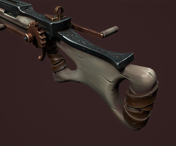 ArtStation - Rune crossbow and quiver | Game Assets