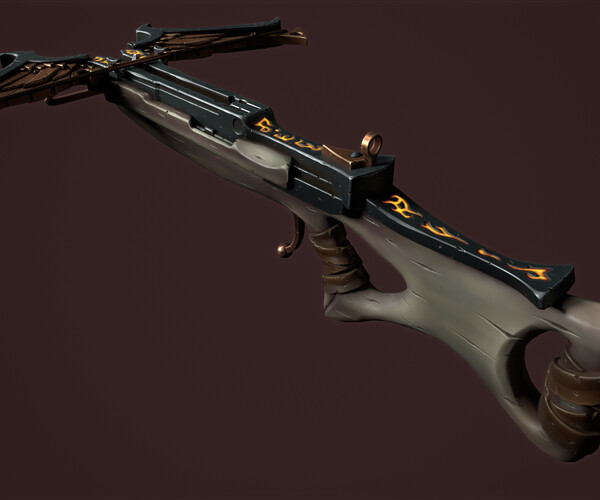 ArtStation - Rune crossbow and quiver | Game Assets