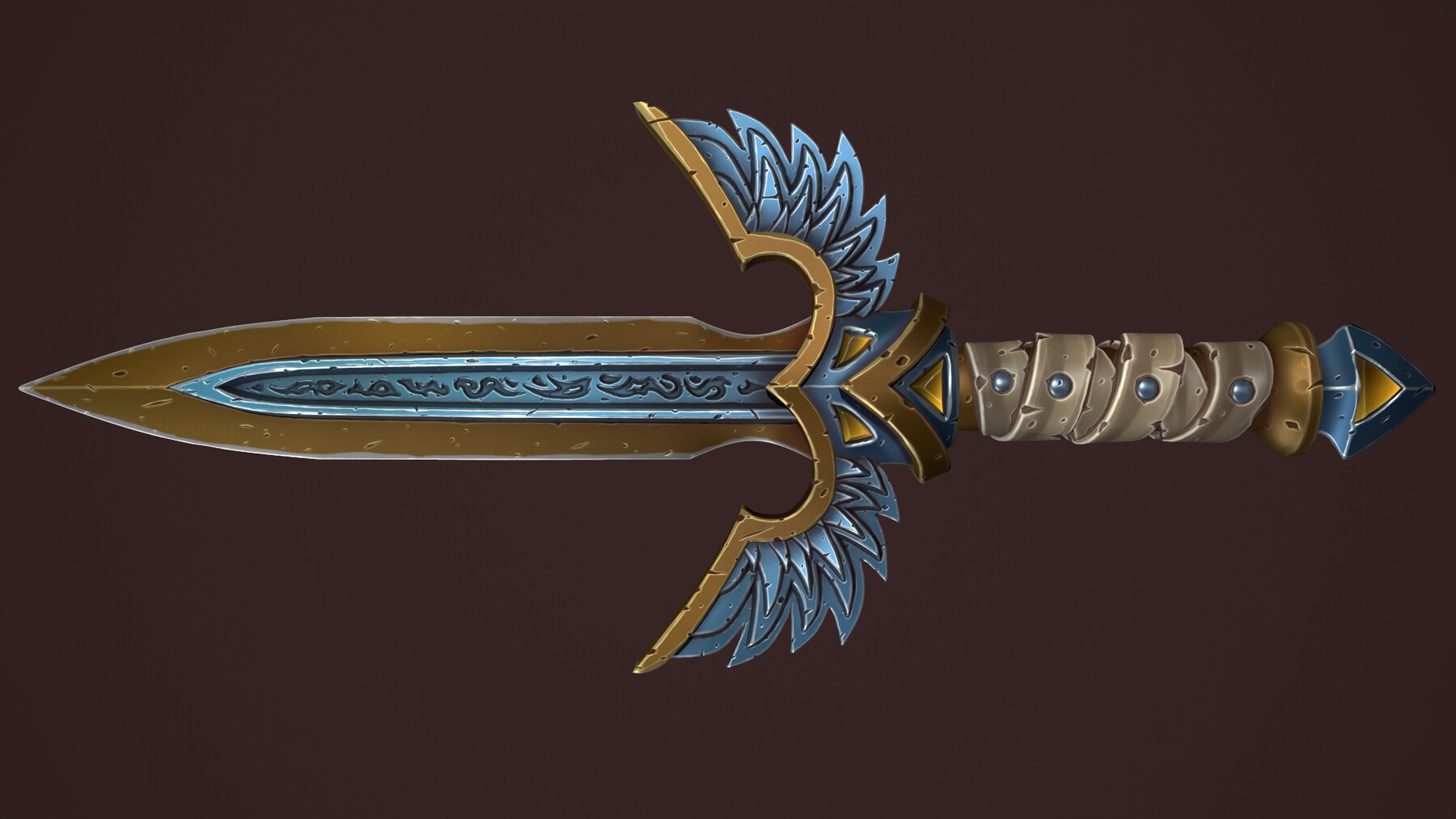 ArtStation - Rune dagger | Game Assets