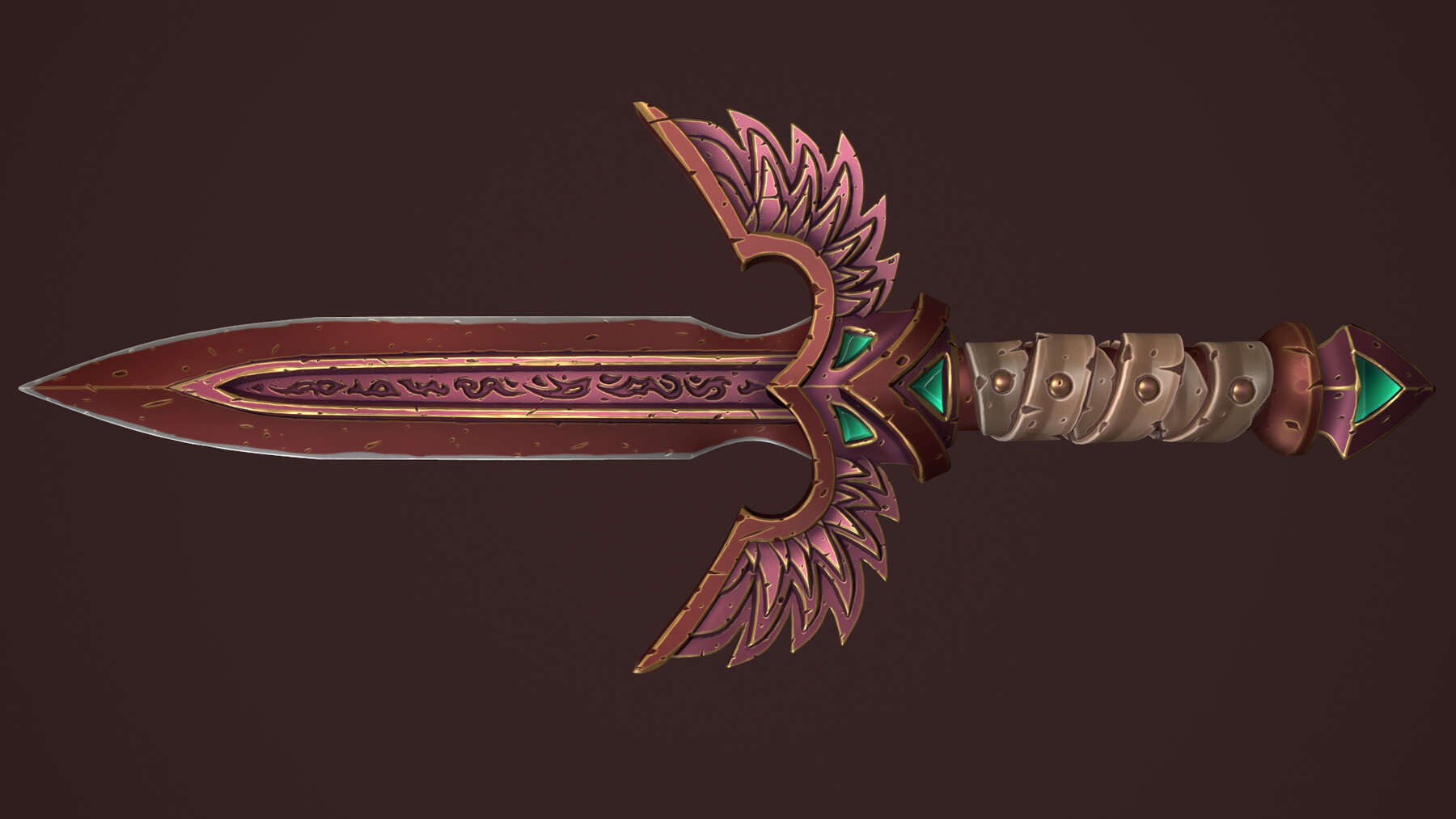 ArtStation - Rune dagger | Game Assets
