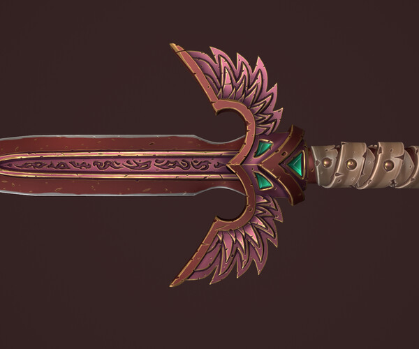 ArtStation - Rune dagger | Game Assets