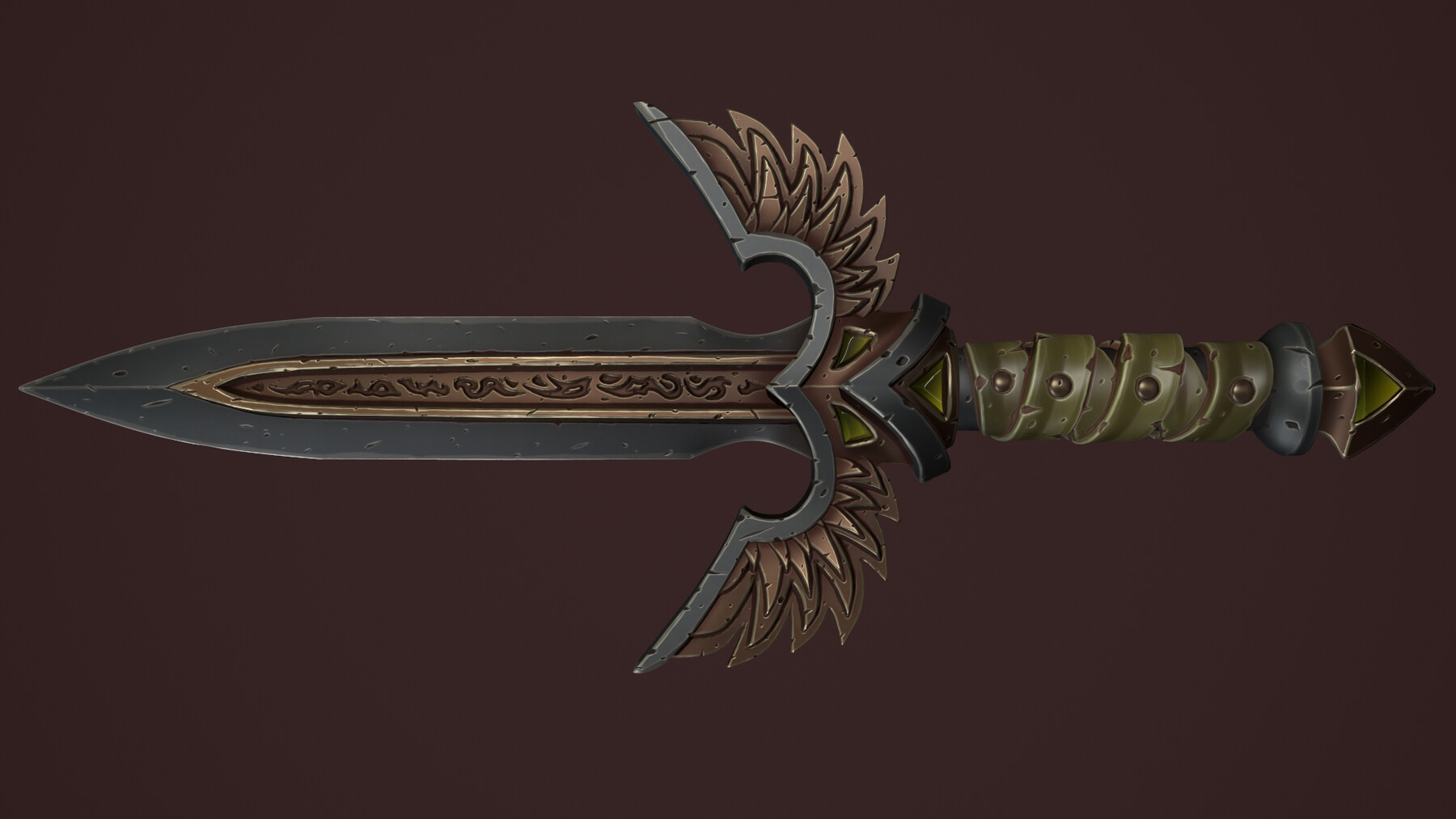 ArtStation - Rune dagger | Game Assets