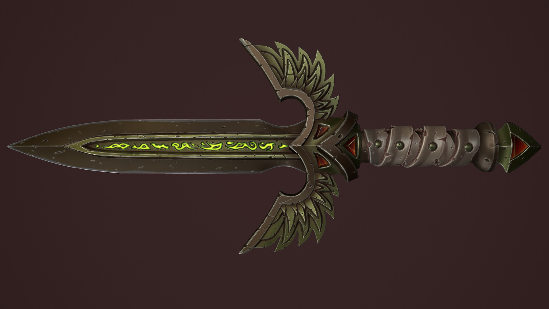 ArtStation - Rune dagger | Game Assets