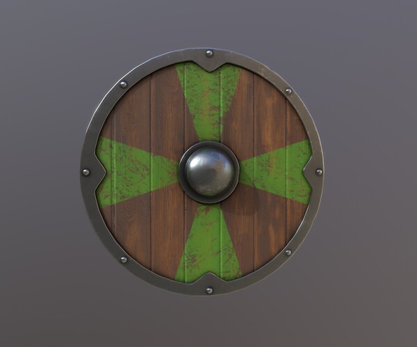 ArtStation - Painted Wooden Sheilds | Game Assets