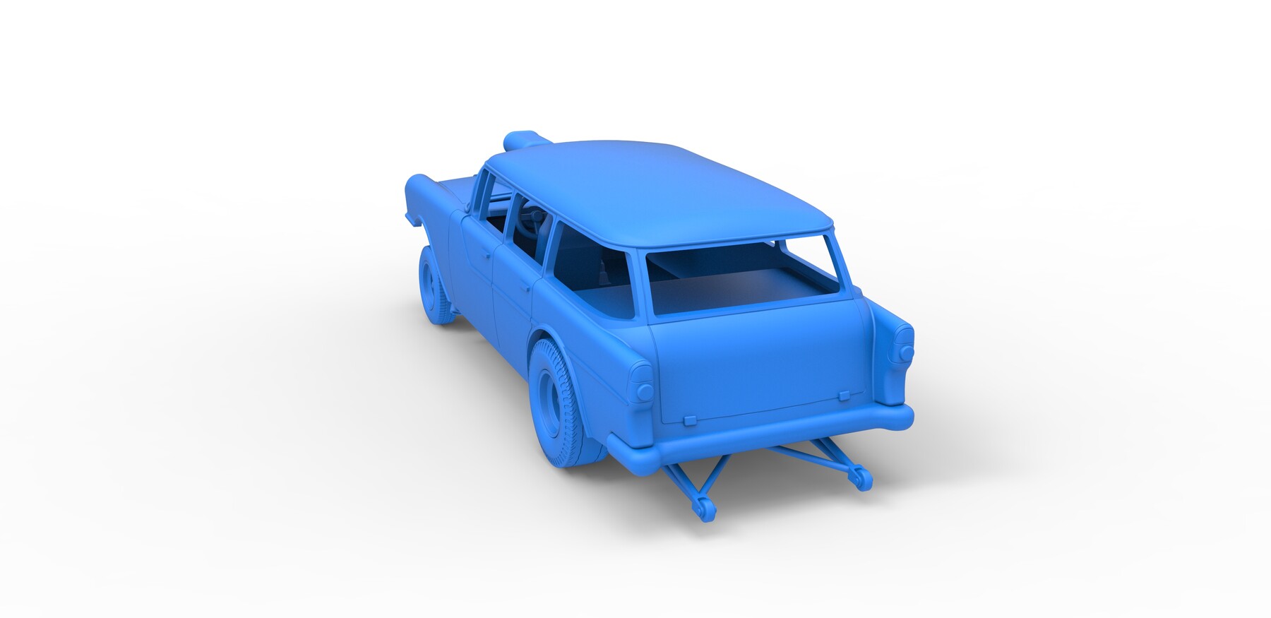 ArtStation - 3D printable Diecast Gasser Scale 1:25 | Resources