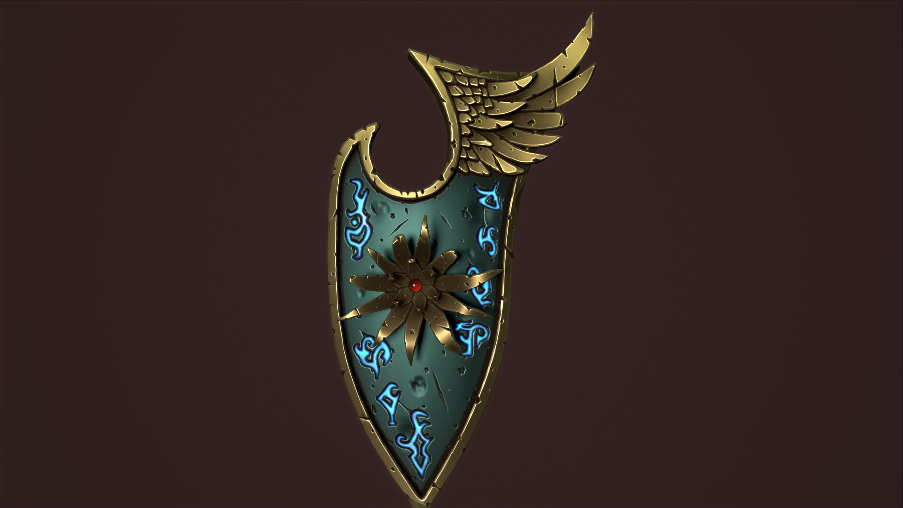 ArtStation - Rune shield | Game Assets