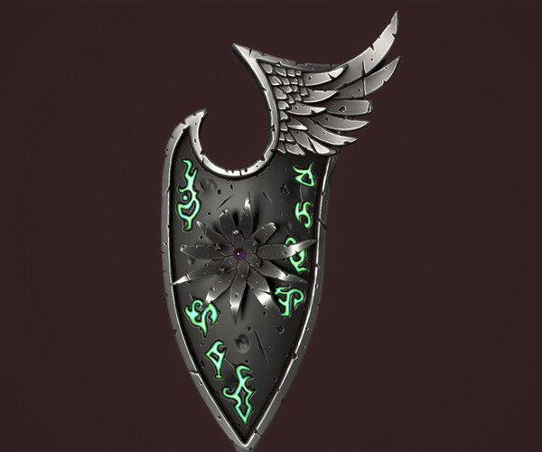 ArtStation - Rune shield | Game Assets