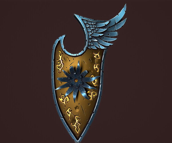 ArtStation - Rune shield | Game Assets