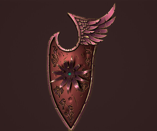 ArtStation - Rune shield | Game Assets