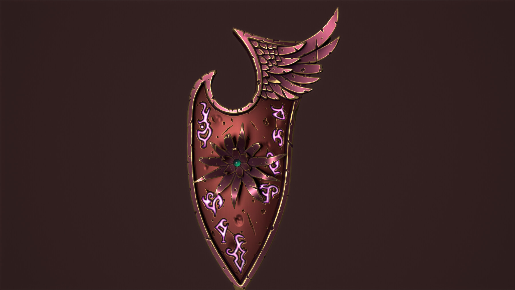 ArtStation - Rune shield | Game Assets