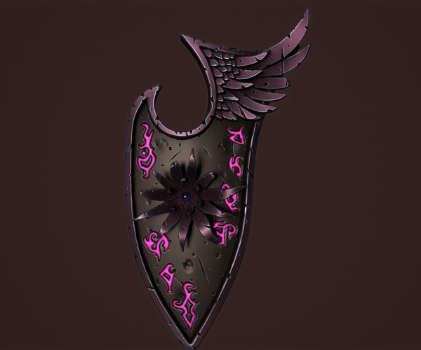 ArtStation - Rune shield | Game Assets