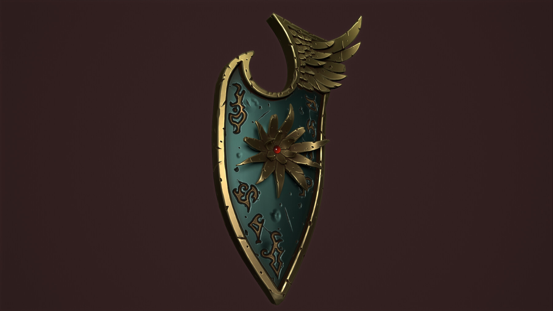 ArtStation - Rune shield | Game Assets