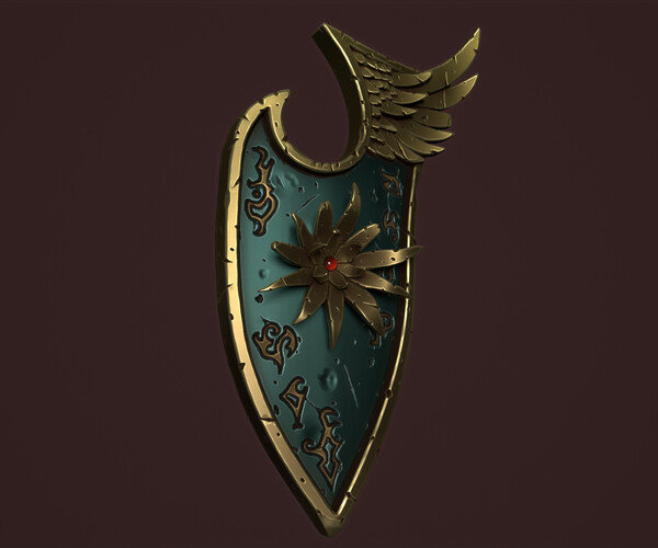ArtStation - Rune shield | Game Assets