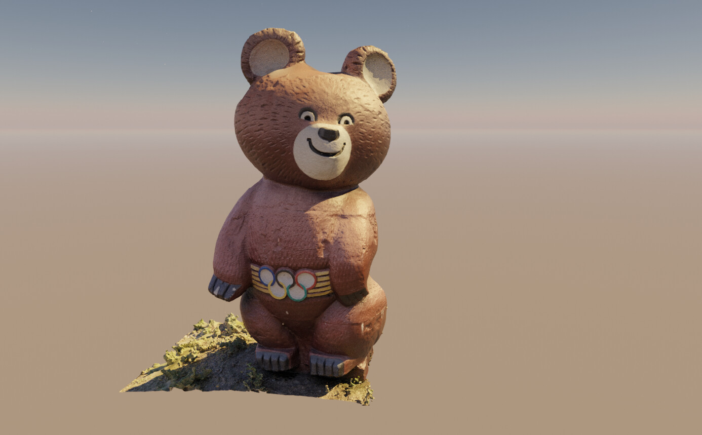 ArtStation - Olympic bear Raw Sacn | Resources