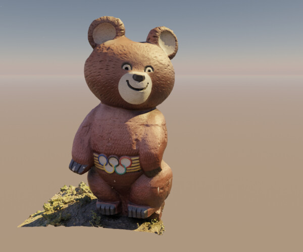 ArtStation - Olympic bear Raw Sacn | Resources