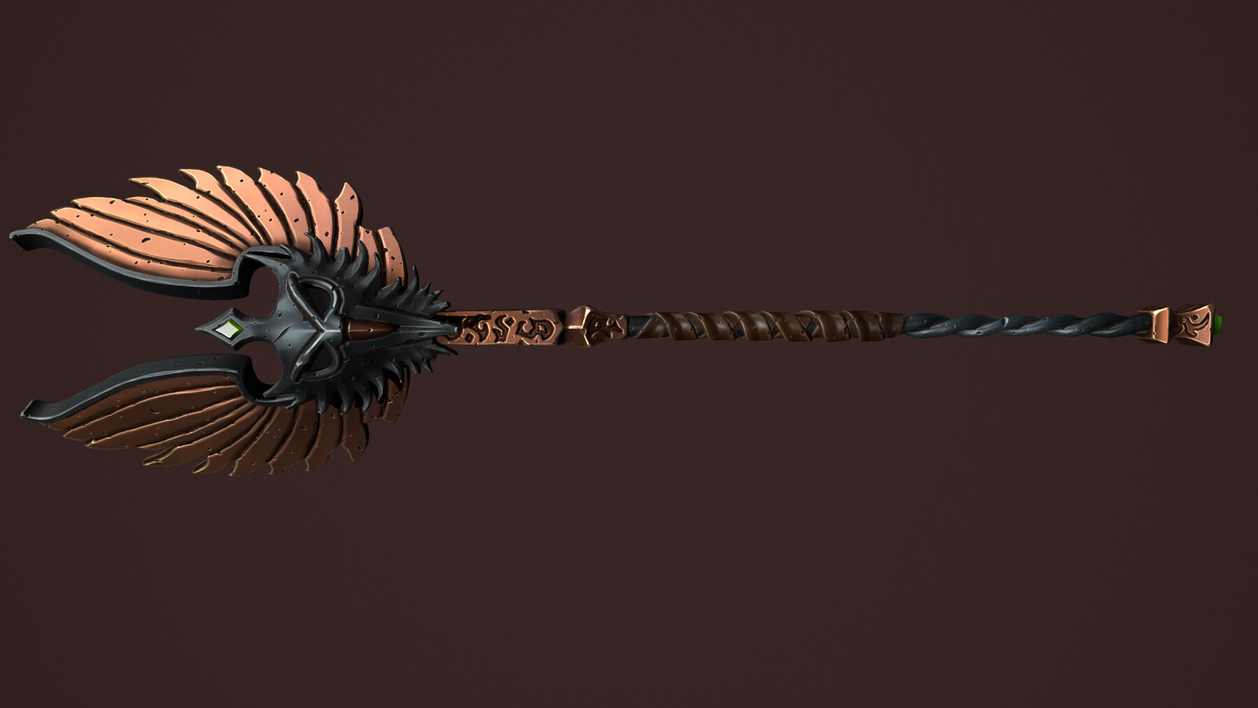 ArtStation - Rune staff | Game Assets