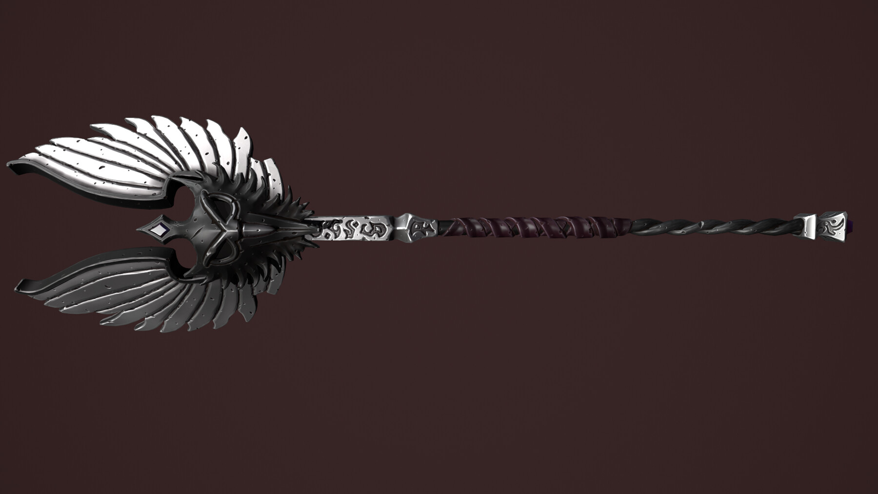 ArtStation - Rune staff | Game Assets