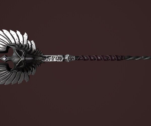 ArtStation - Rune staff | Game Assets