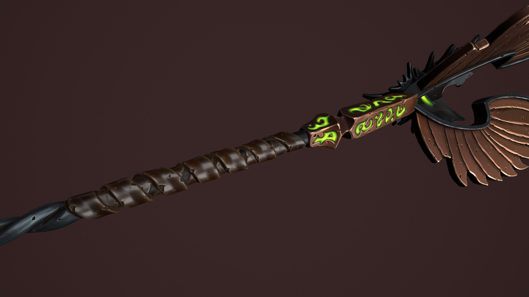 ArtStation - Rune staff | Game Assets