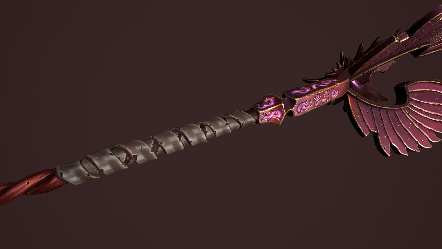 ArtStation - Rune staff | Game Assets