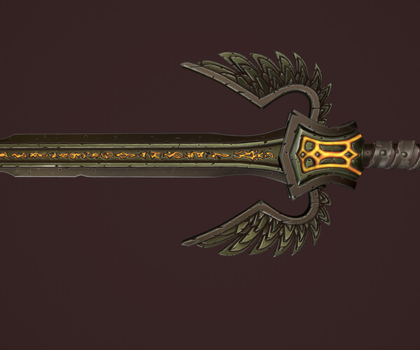 ArtStation - Rune sword | Game Assets