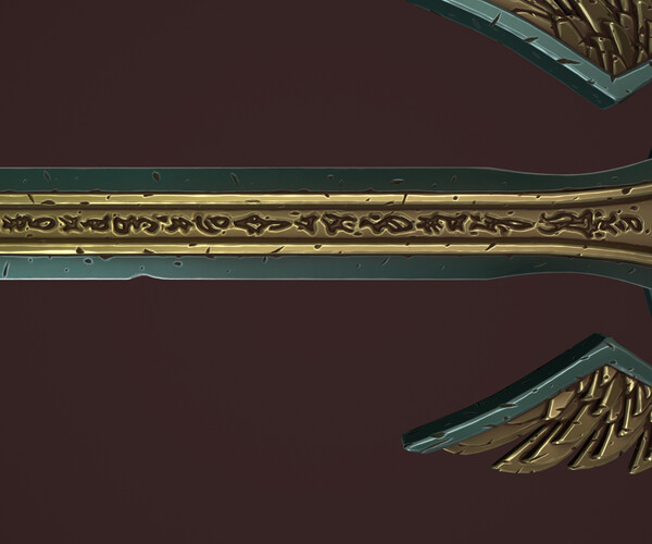ArtStation - Rune sword | Game Assets