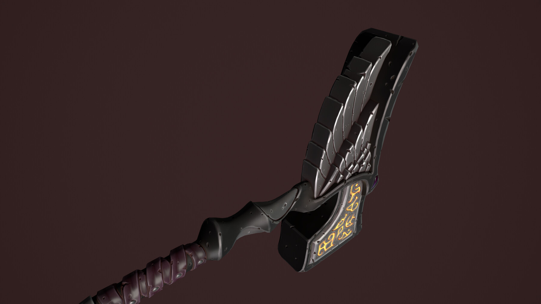 ArtStation - Rune two handed hammer | Game Assets