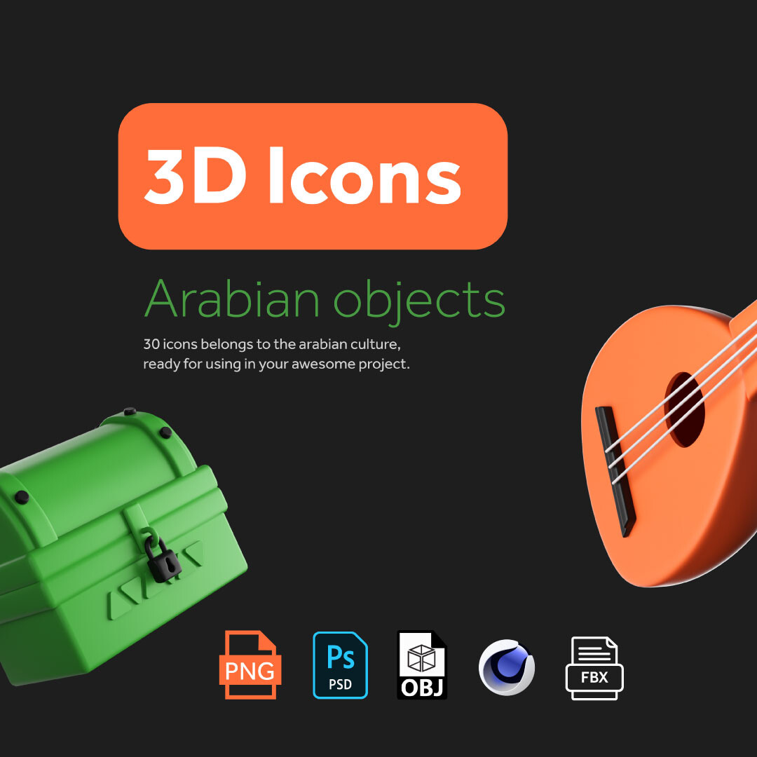 ArtStation - 3D STYLIZED COLORFUL ICONS | Artworks