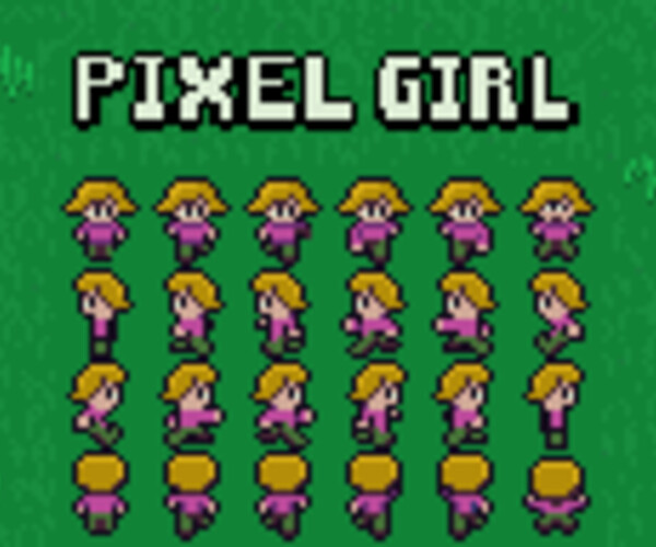 ArtStation - Pixel Girl | Game Assets