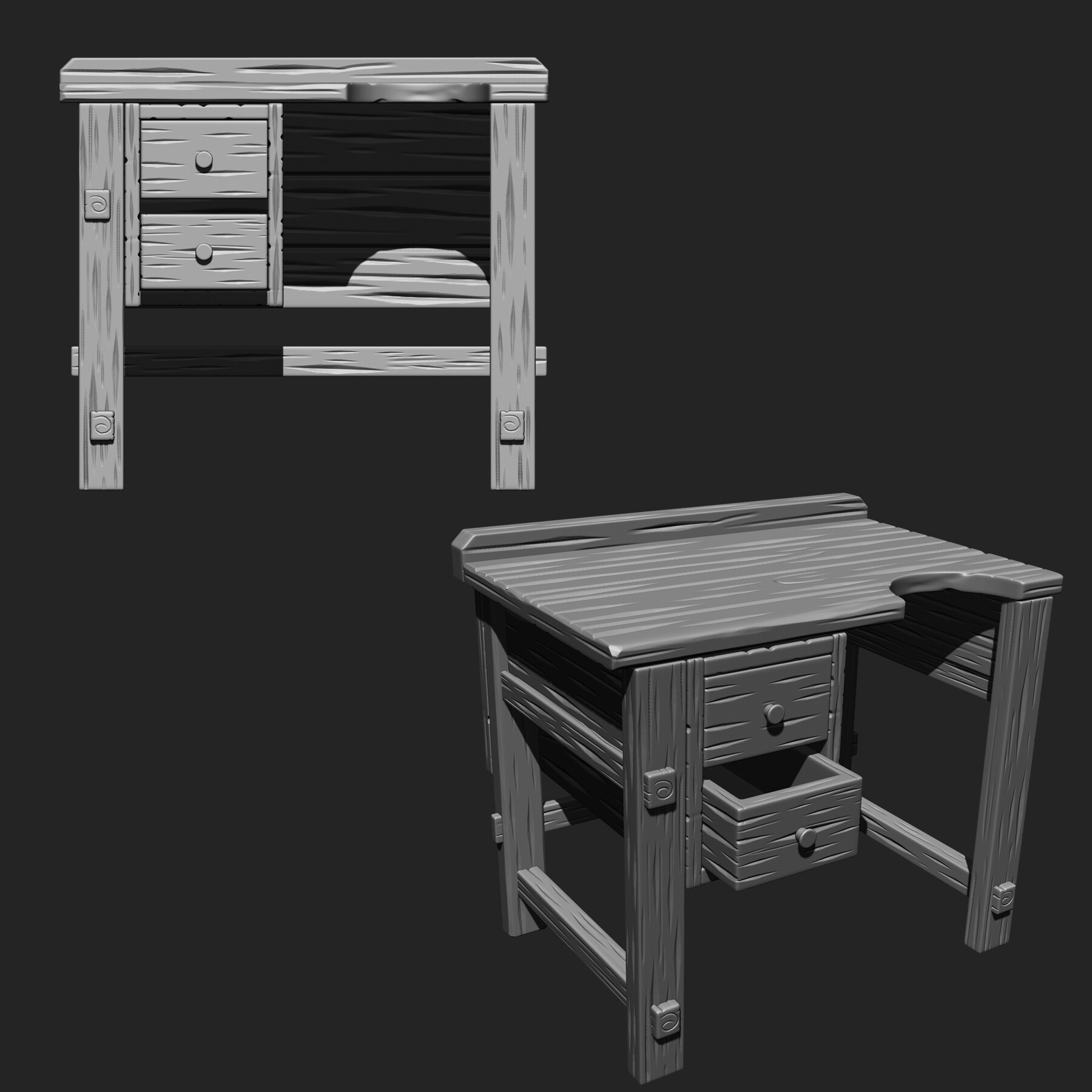 ArtStation - Stylized Objects IMM Brush Pack (19 in One) Vol. 3 | Brushes