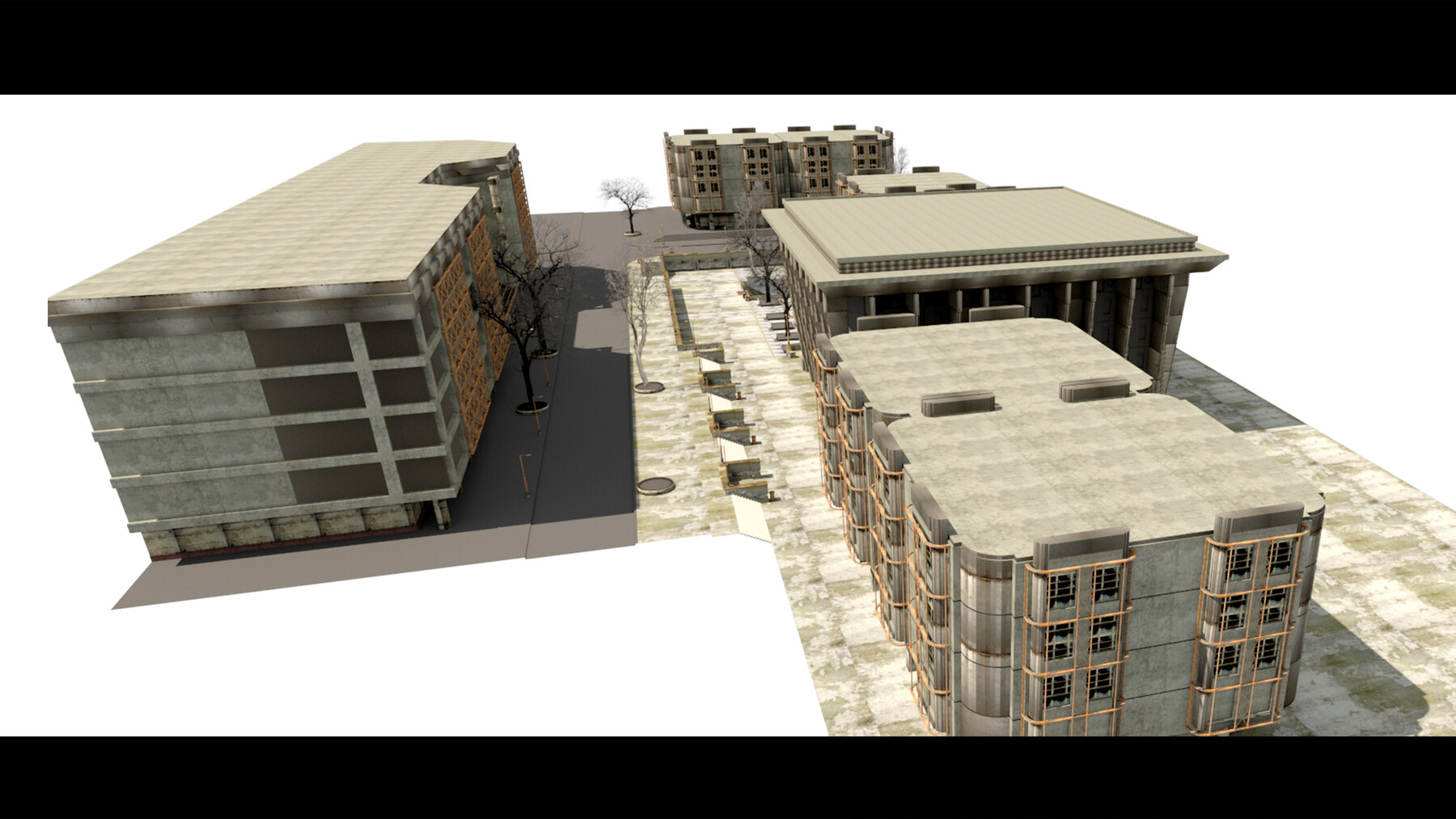 ArtStation - Obsolete Zone- 3d Model | Resources