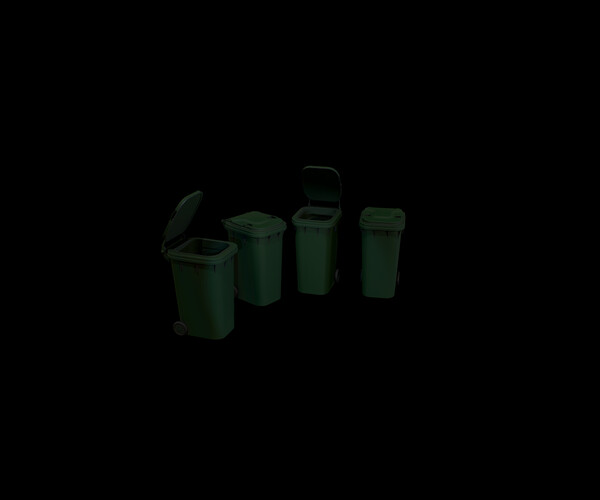 ArtStation - Trash bin | Game Assets