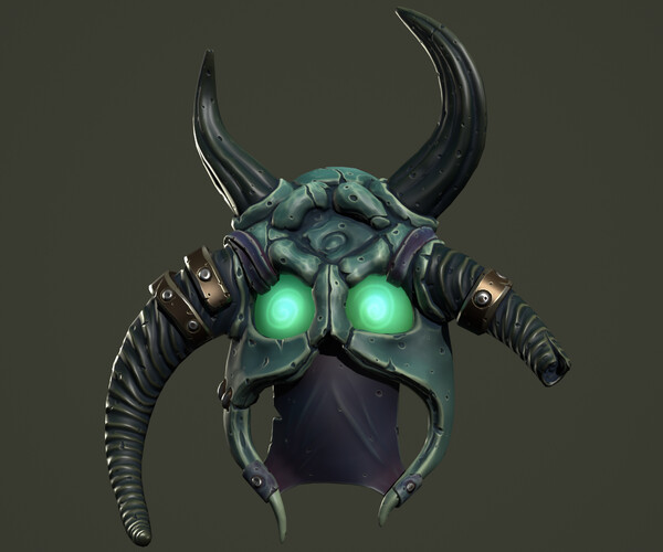 ArtStation - Barbarian mask | Game Assets