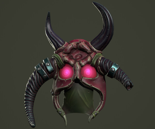ArtStation - Barbarian mask | Game Assets