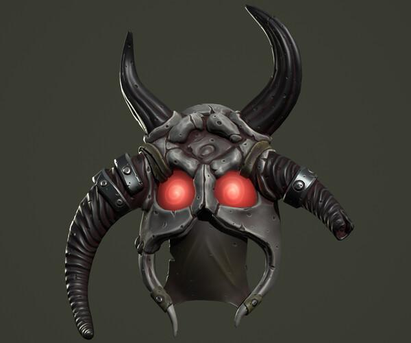 ArtStation - Barbarian mask | Game Assets