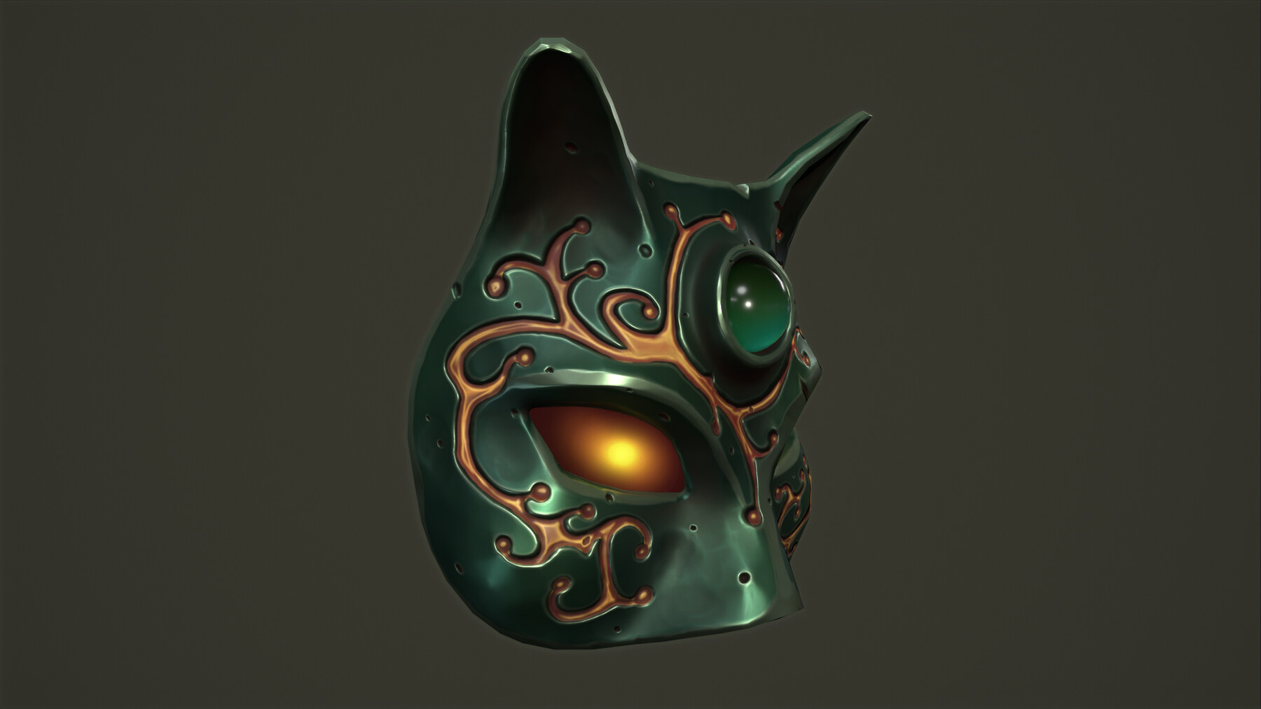 ArtStation - Cat mask | Game Assets