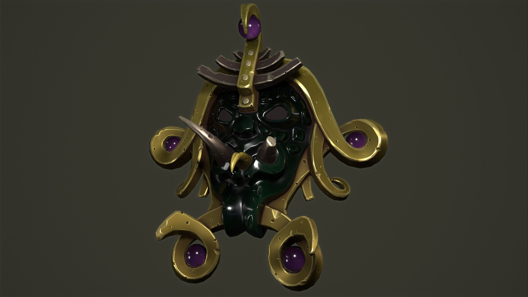 ArtStation - Jade mask | Game Assets