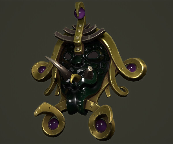 ArtStation - Jade mask | Game Assets